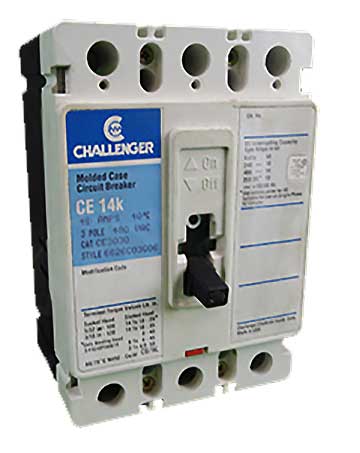 30 Amp 3-Pole ITE Bolt-On Circuit Breaker – Challenger CE14K | Obsolet ...
